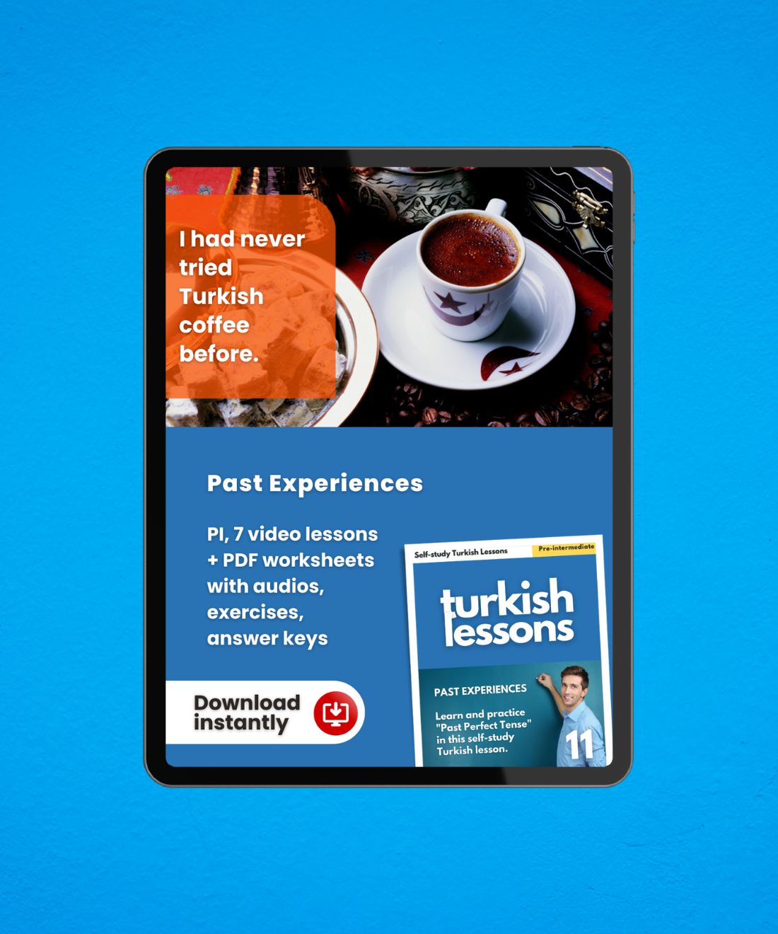 Turkish Lessons 11: Past Experiences in Turkish (Videos + PDF audios ...