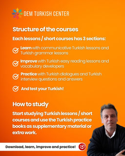 Turkish Language Course 1 A1 (PDF + MP3) – Dem Turkish Center