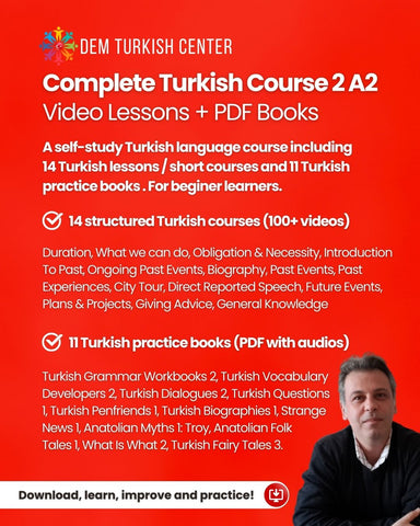Turkish Language Courses 2 A2 (Videos Lessons) – Dem Turkish Center