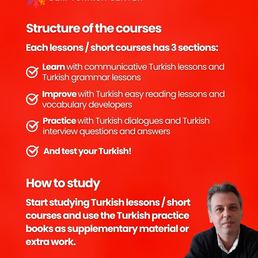 Turkish Language Courses 2 A2 (Videos Lessons) – Dem Turkish Center