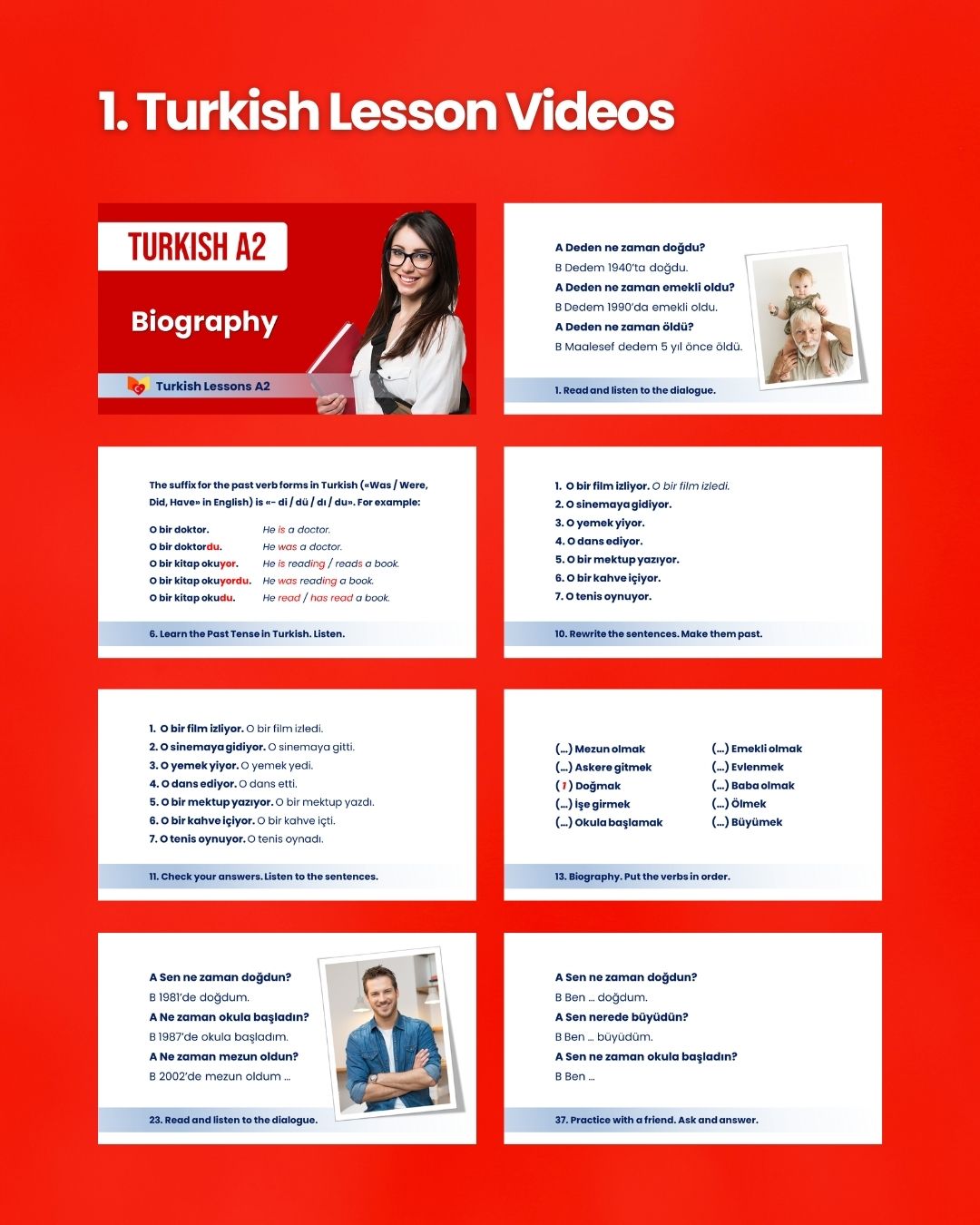 Turkish Language Courses 2 A2 (Videos Lessons) – Dem Turkish Center
