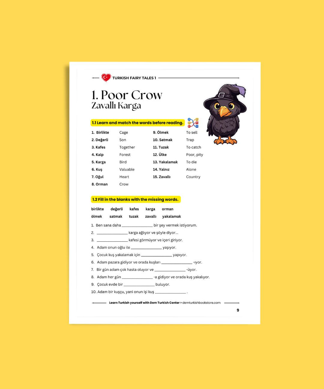 Turkish Language Worksheets A1 – Dem Turkish Center