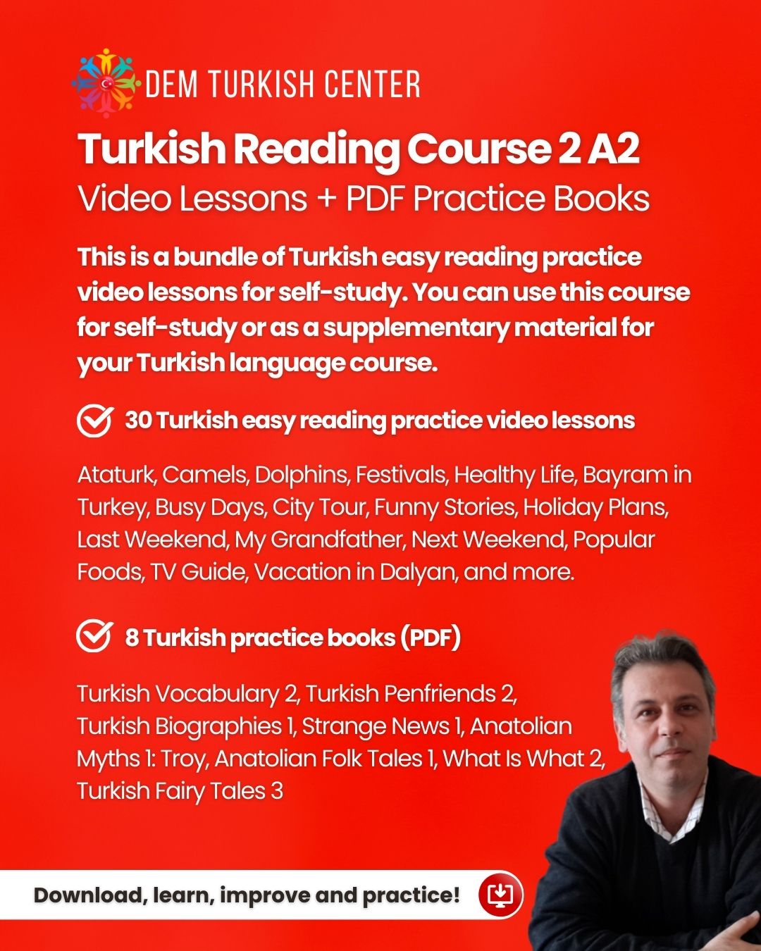 Turkish Reading Practice Course A2 – Dem Turkish Center