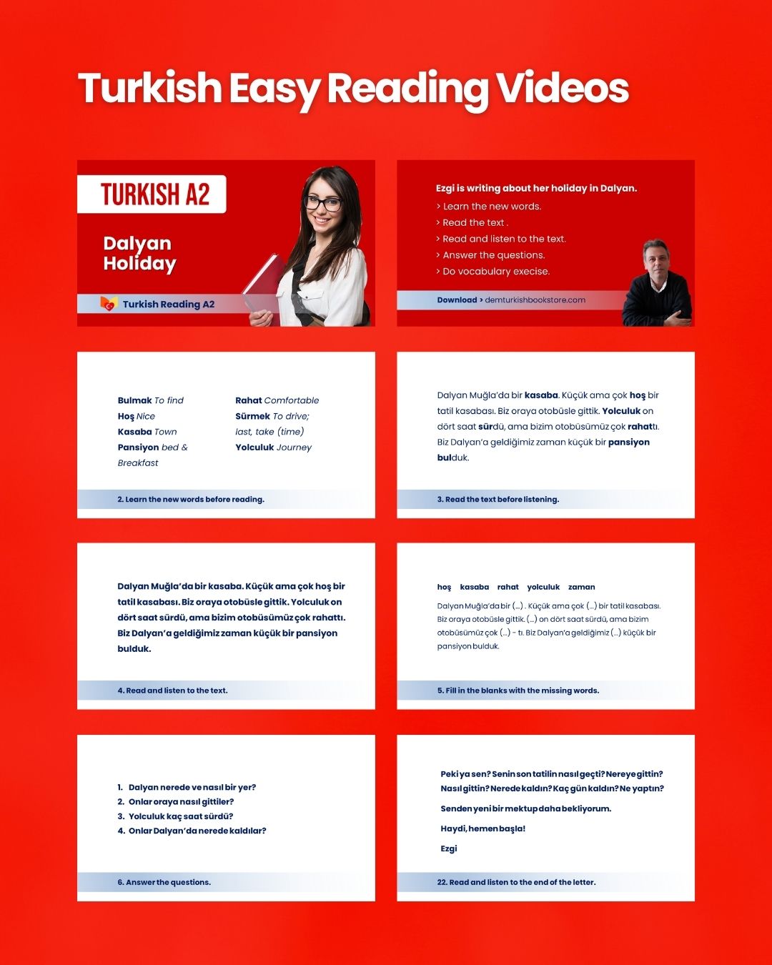 Turkish Reading Practice Course A2 – Dem Turkish Center