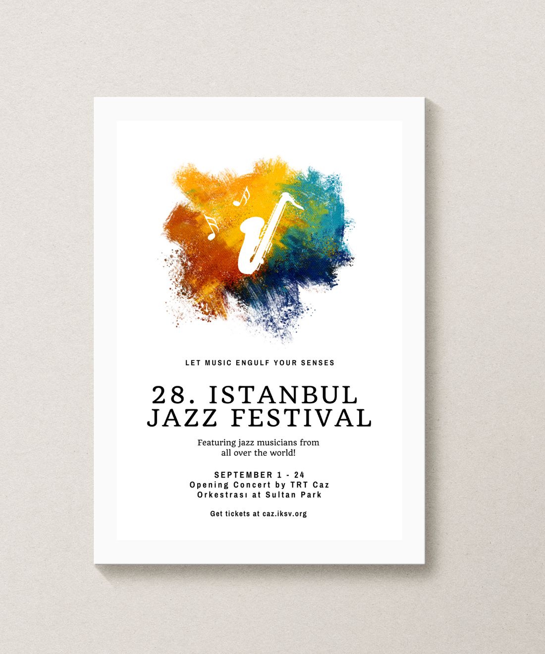 Turkey Posters: Istanbul Jazz Festival – Dem Turkish Center