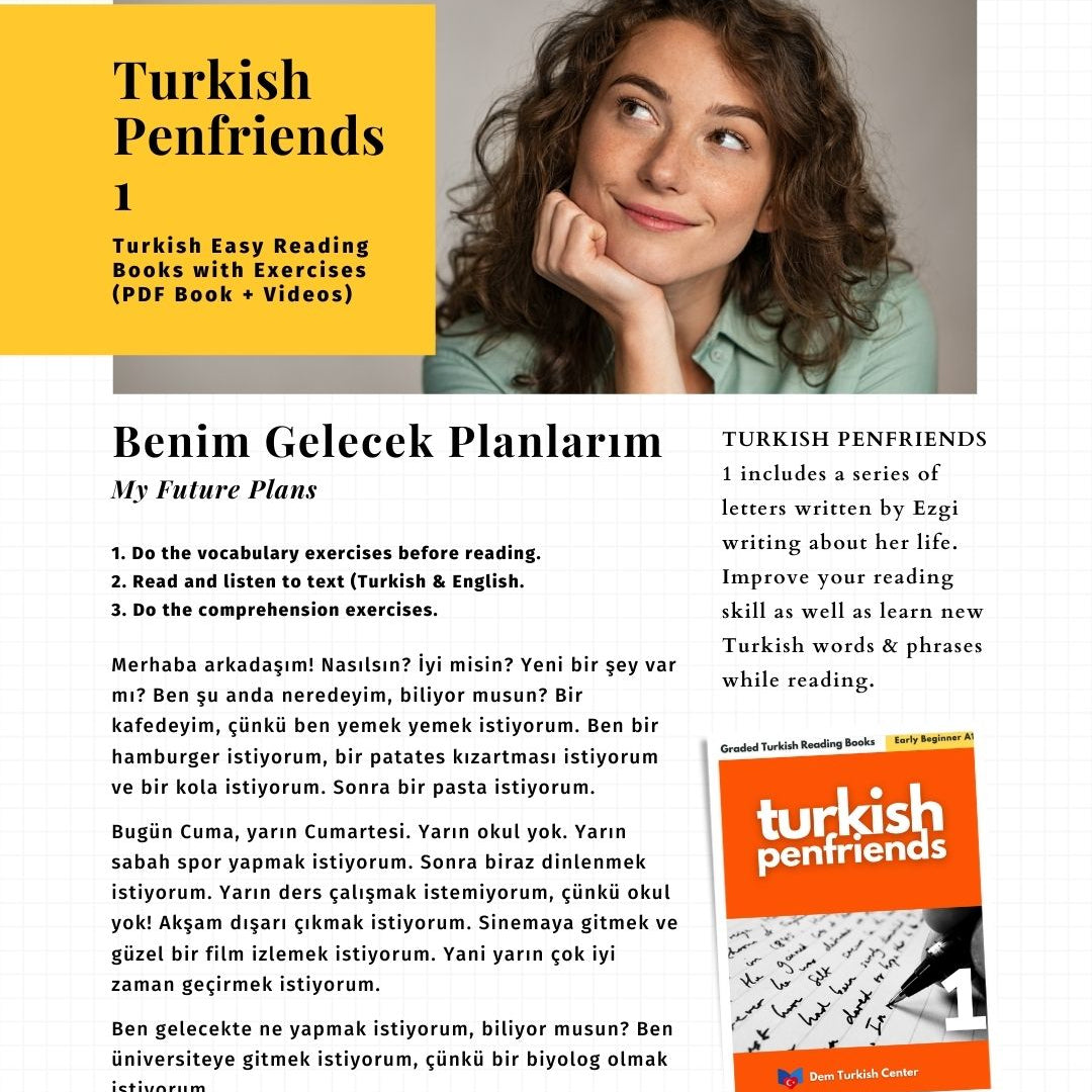 Turkish Books A1: Turkish Penfriends 1 – Dem Turkish Center