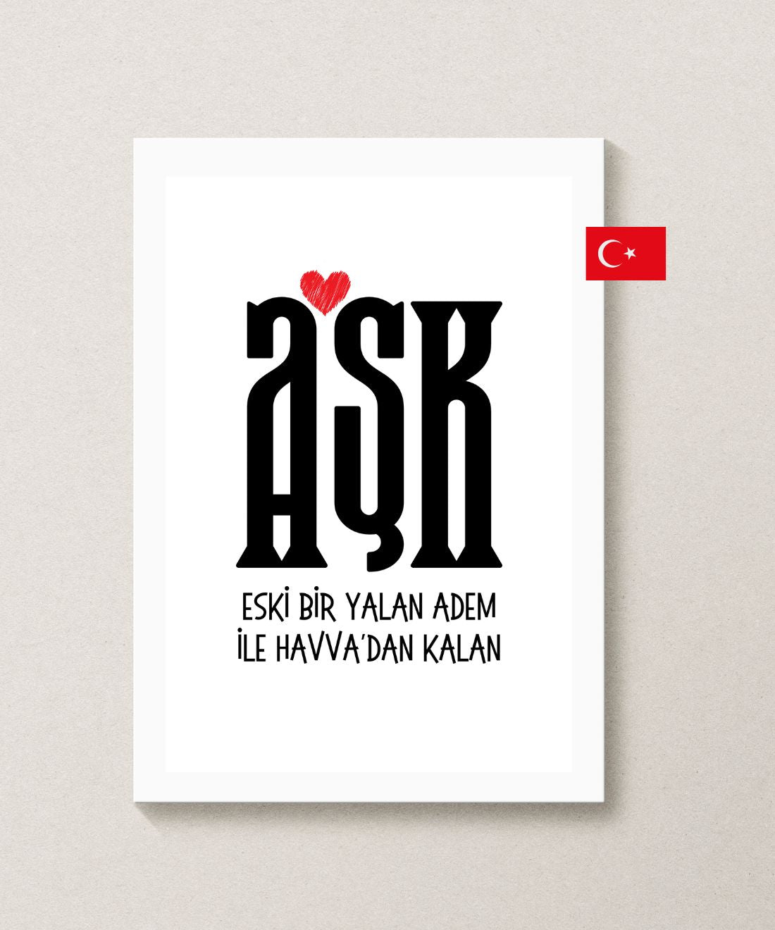 Love Is | Turkish Language Posters & Wall Art – Dem Turkish Center