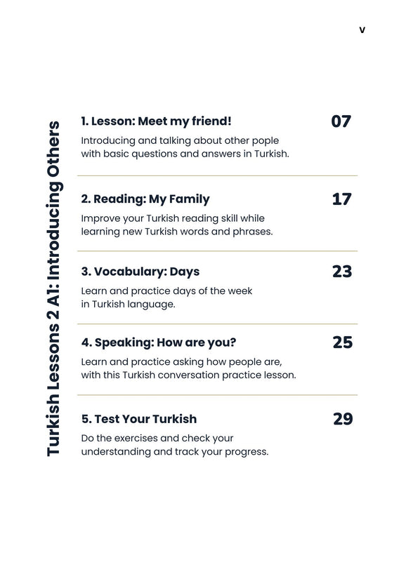 TURKISH LESSONS A1 – Dem Turkish Center
