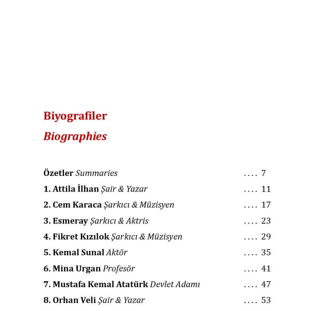 Turkish Language Books (PDF) - Turkish Biographies 2 – Dem Turkish Center