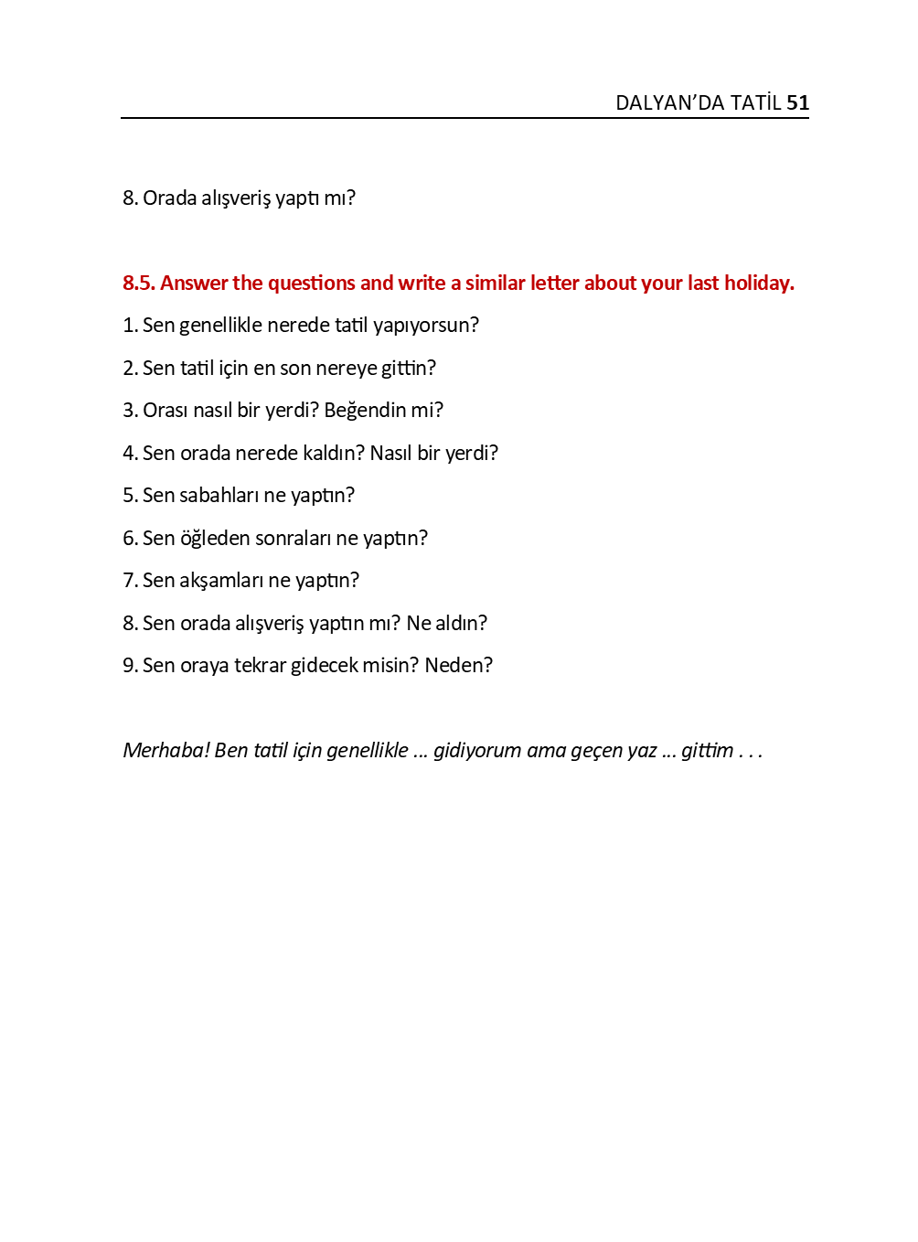 Turkish Language Books (pdf) - Turkish Penfriends 2 – Dem Turkish Center