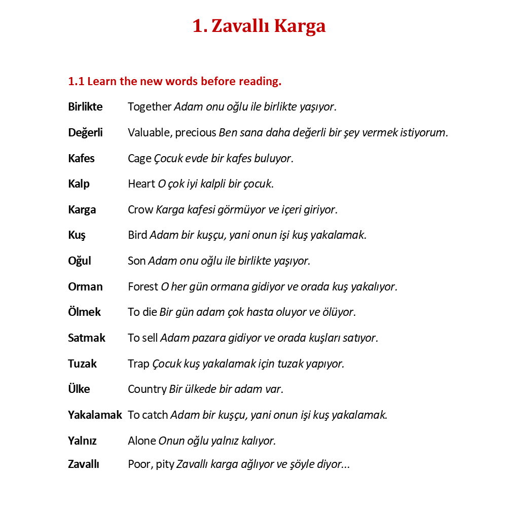 Turkish Books A1: Turkish Fairy Tales 1 – Dem Turkish Center