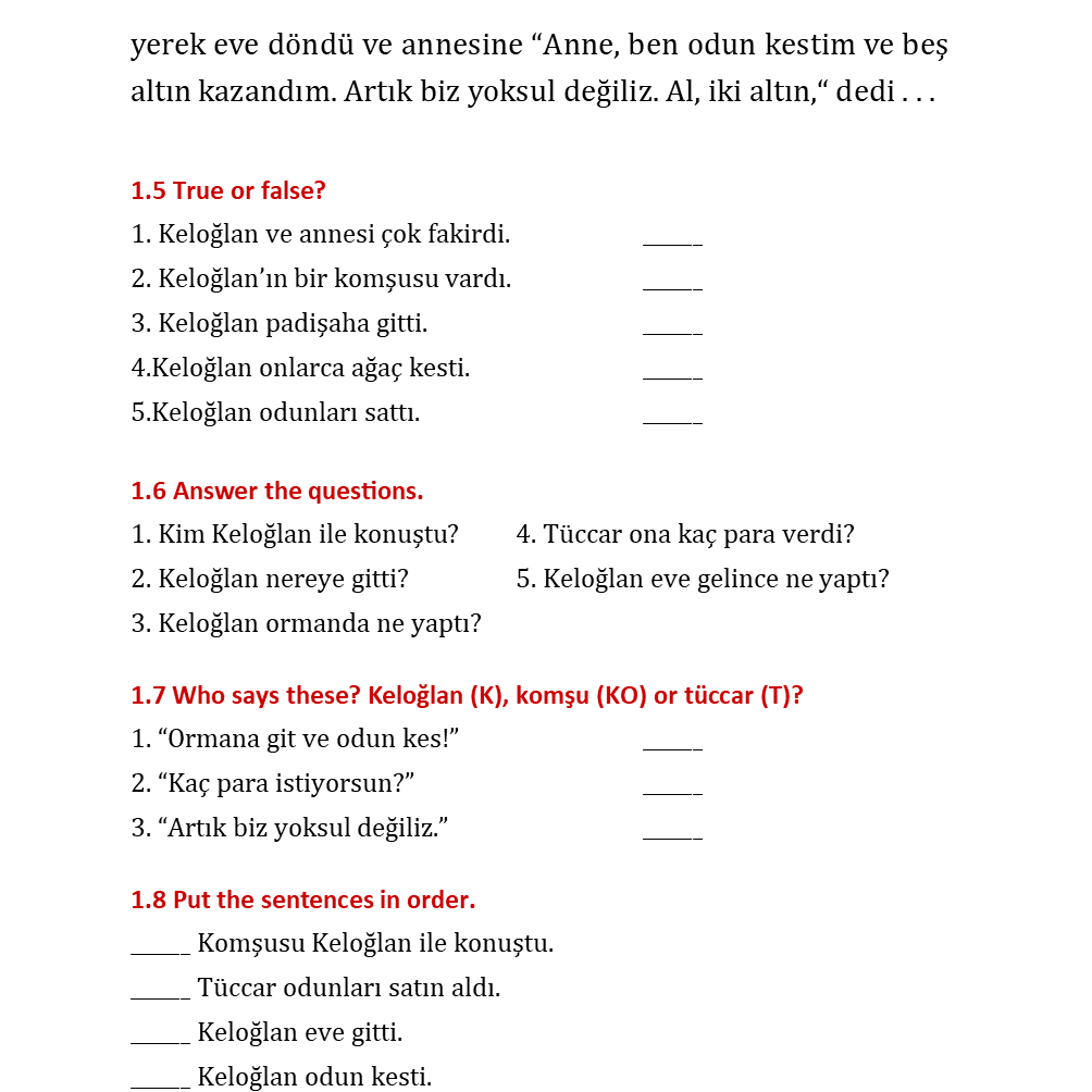 Turkish Language Books (PDF) - Turkish Fairy Tales 3 – Dem Turkish Center