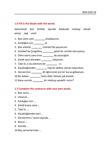 Turkish Language Books (pdf) - Turkish Penfriends 3 – Dem Turkish Center