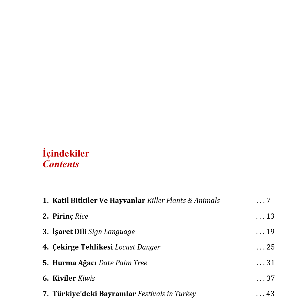 Turkish Language Books (pdf) - What Is What 1 – Dem Turkish Center